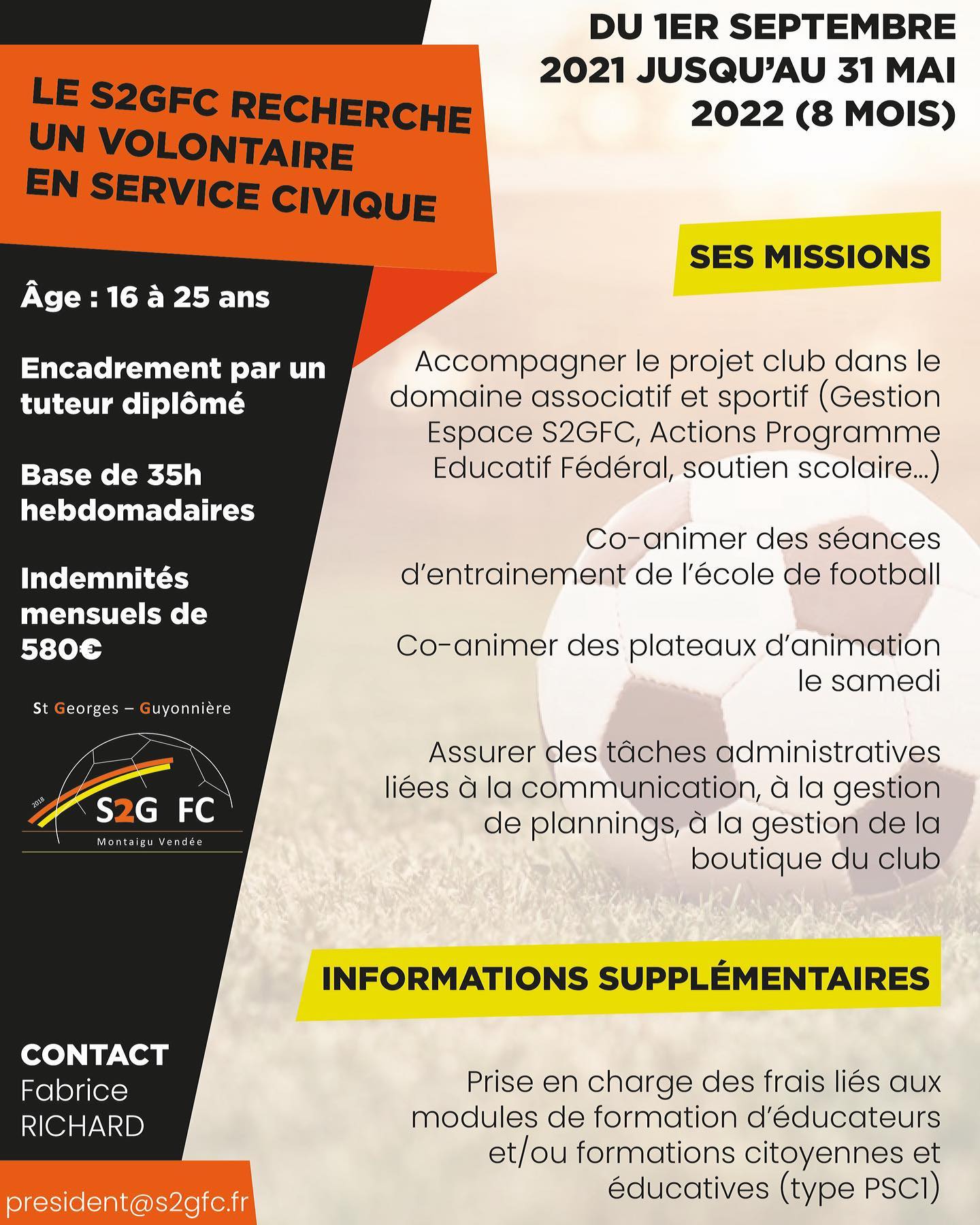 S2G FC | St Georges Guyonnière Football Club - Site Officiel - Accueil
